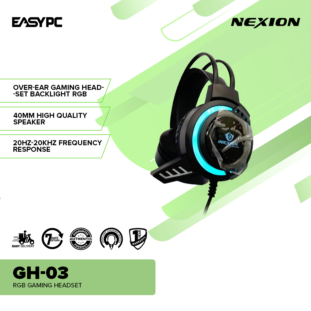 Nexion GH-03 RGB Gaming Headset – EasyPC