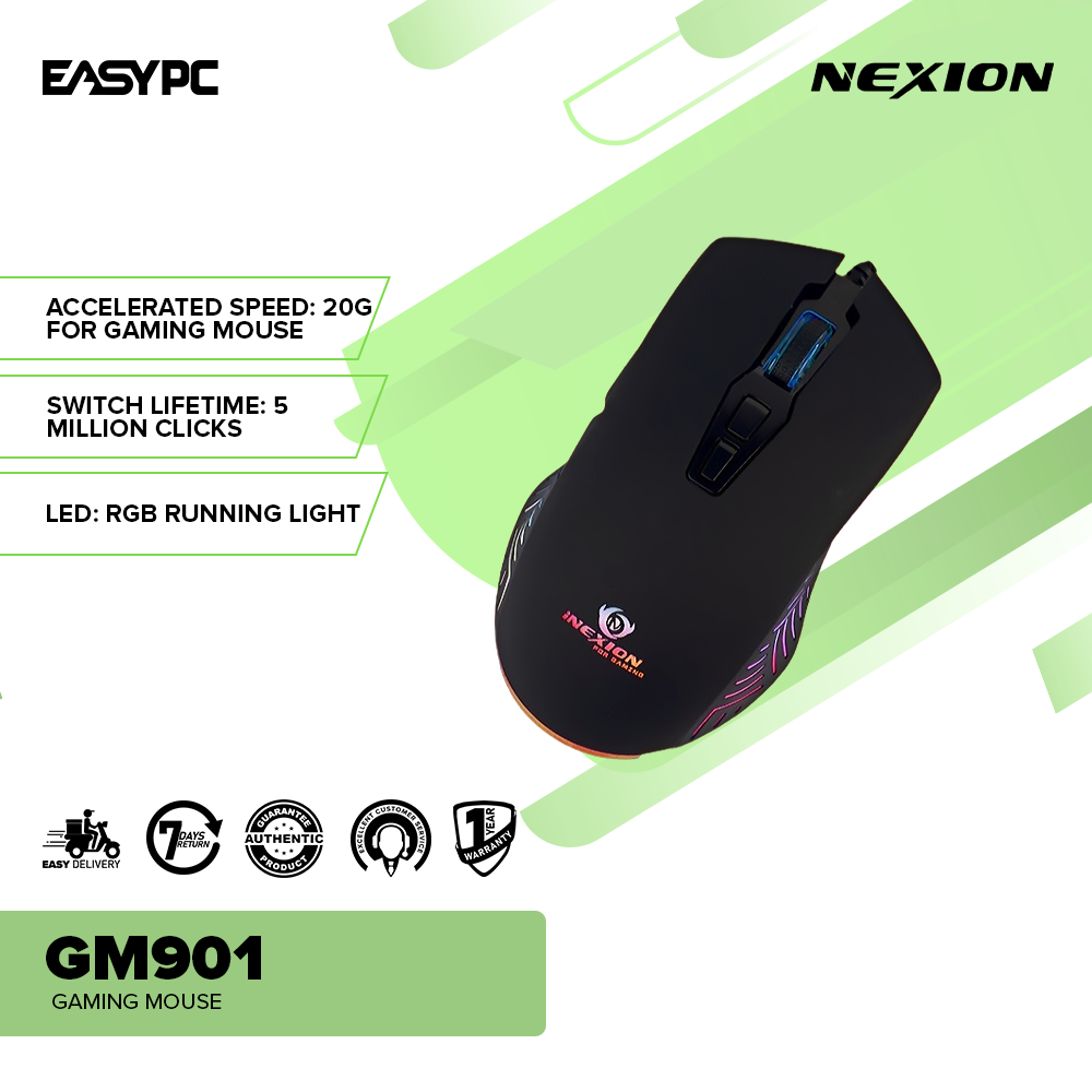 Nexion GM901 Gaming Mouse – EasyPC