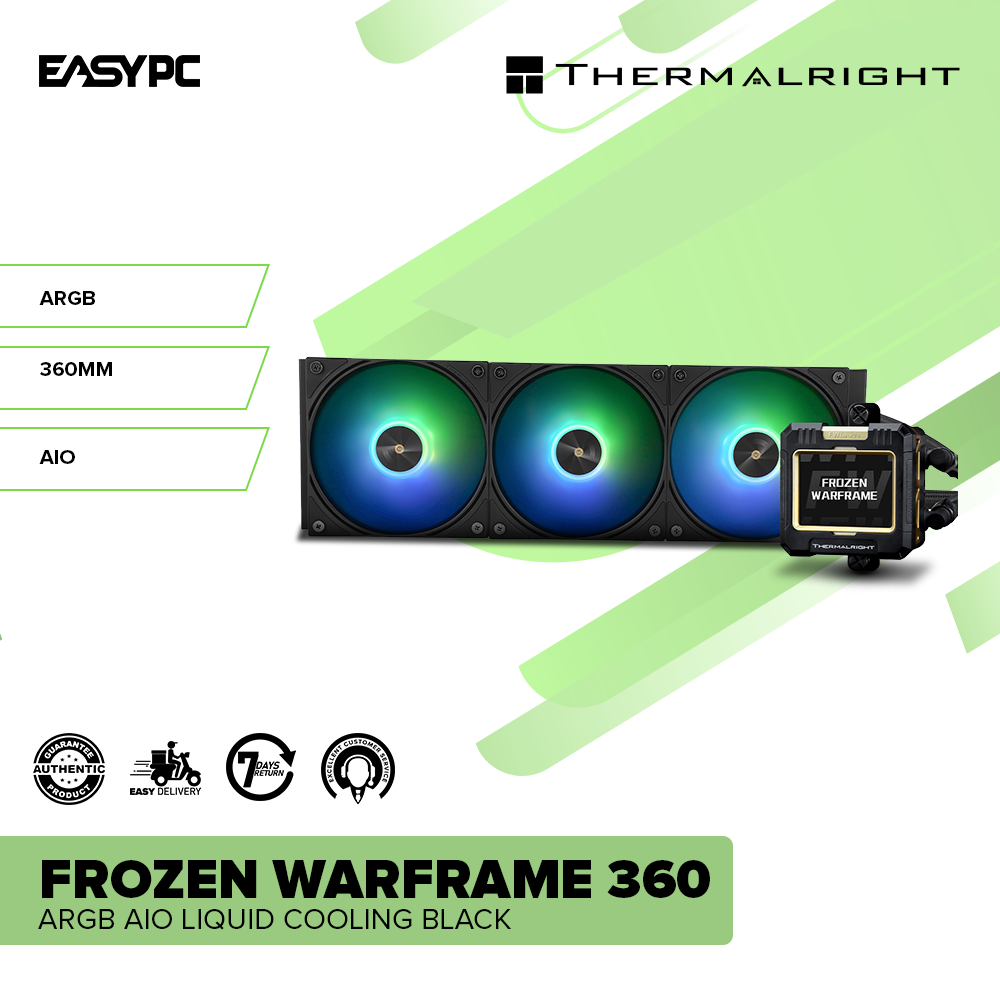Thermalright Frozen Warframe 360 ARGB AIO Liquid Cooling Black – EasyPC