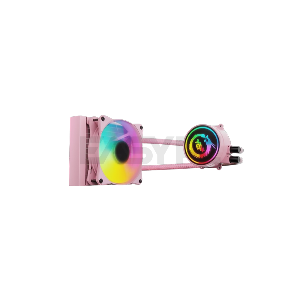 YGT DF-120 ARGB CPU Liquid Cooling Pink – EasyPC