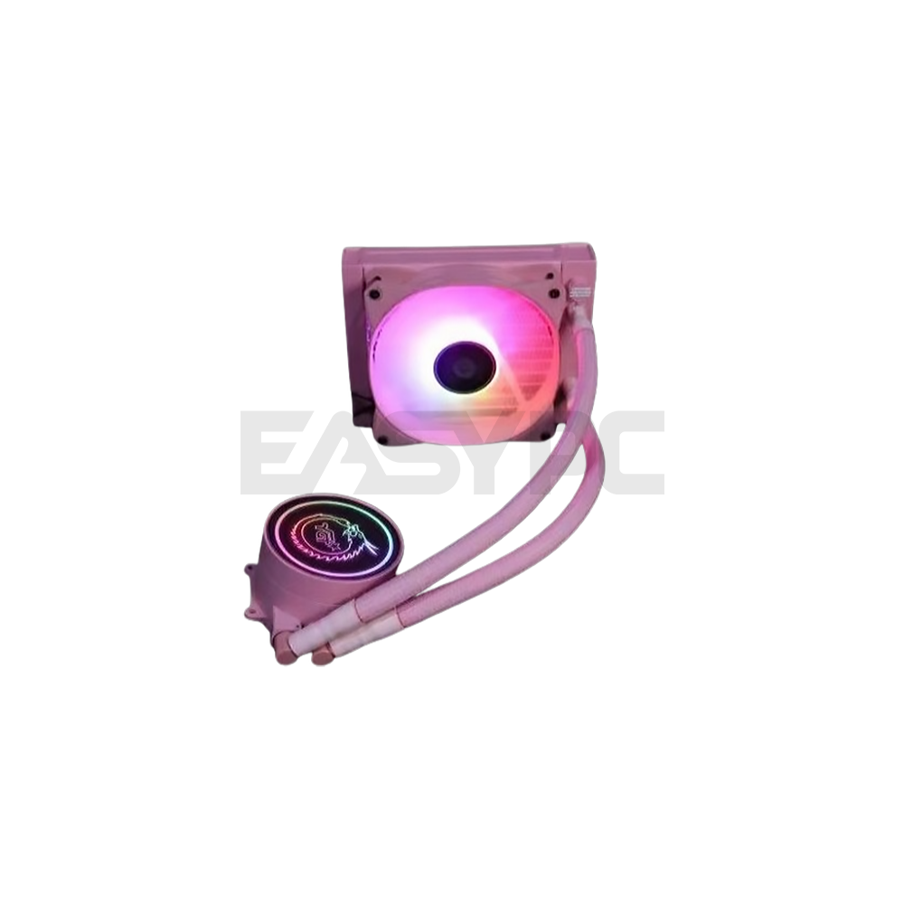 YGT DF-120 ARGB CPU Liquid Cooling Pink – EasyPC