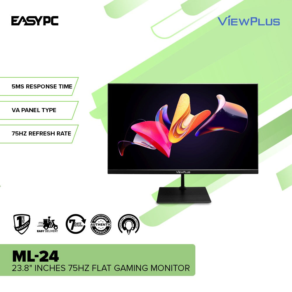 ViewPlus ML-24 23.8" Inches 75Hz Flat Gaming Monitor – EasyPC