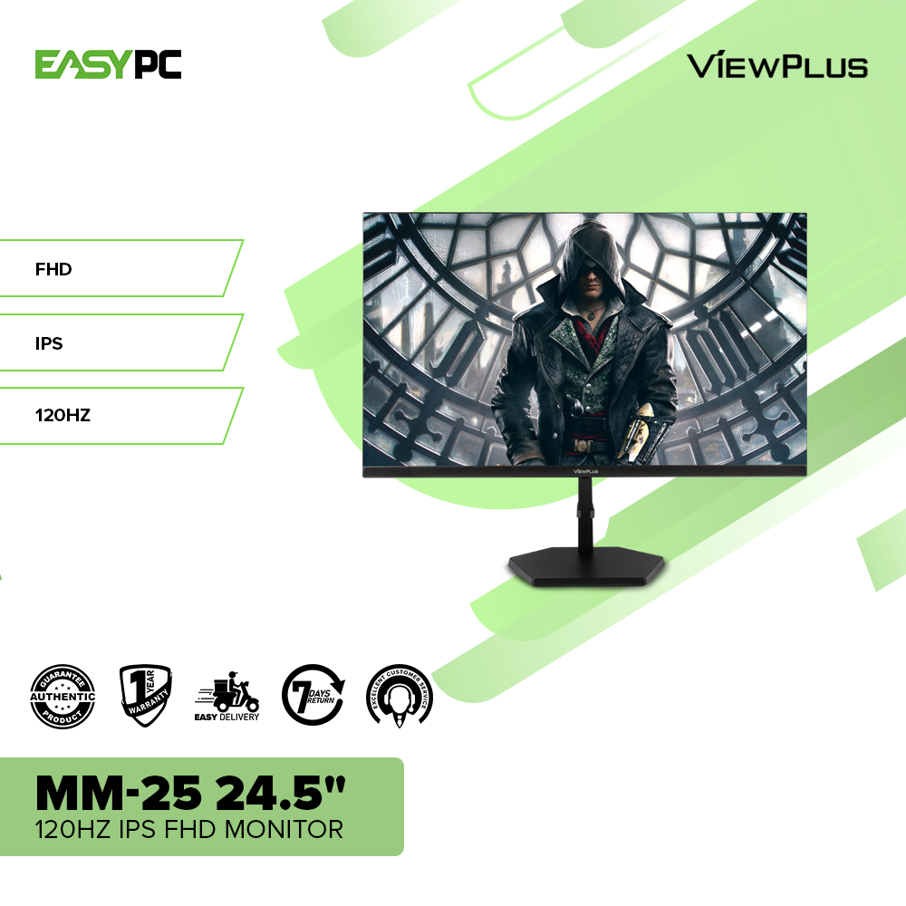 ViewPlus MM-25 24.5" 120Hz IPS FHD Monitor – EasyPC