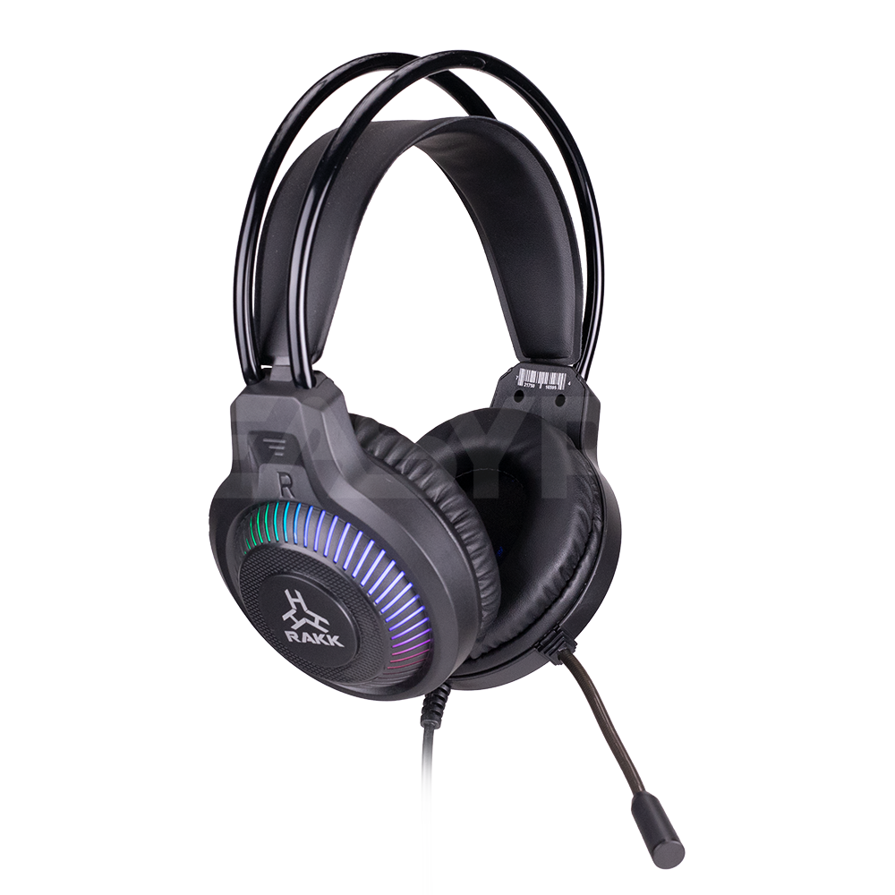 RAKK Matik USB Gaming Headset - LED Illuminated Wired Gaming Headphone ...