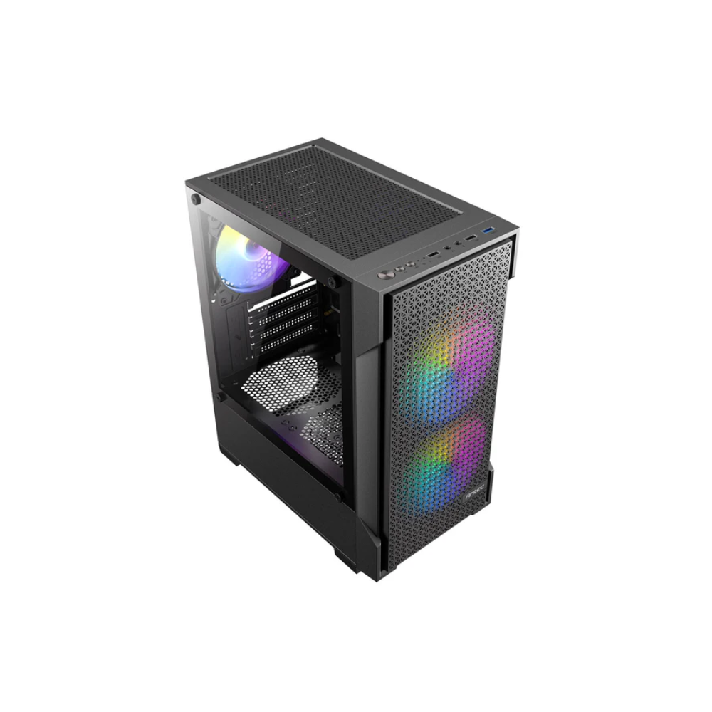 Antec VX100M Tempered Glass Side Panel w/ 3 RGB Fans Micro – EasyPC