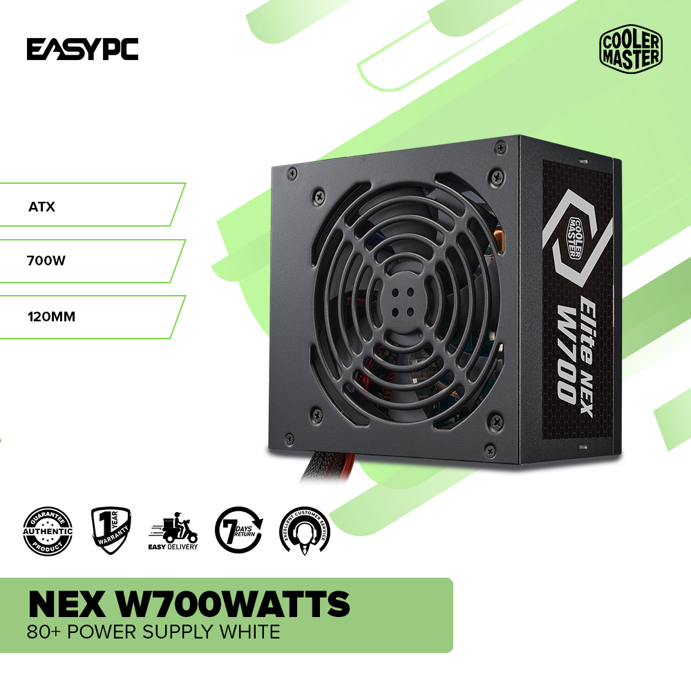 Cooler Master NEX W700Watts 80+ White Power Supply – EasyPC