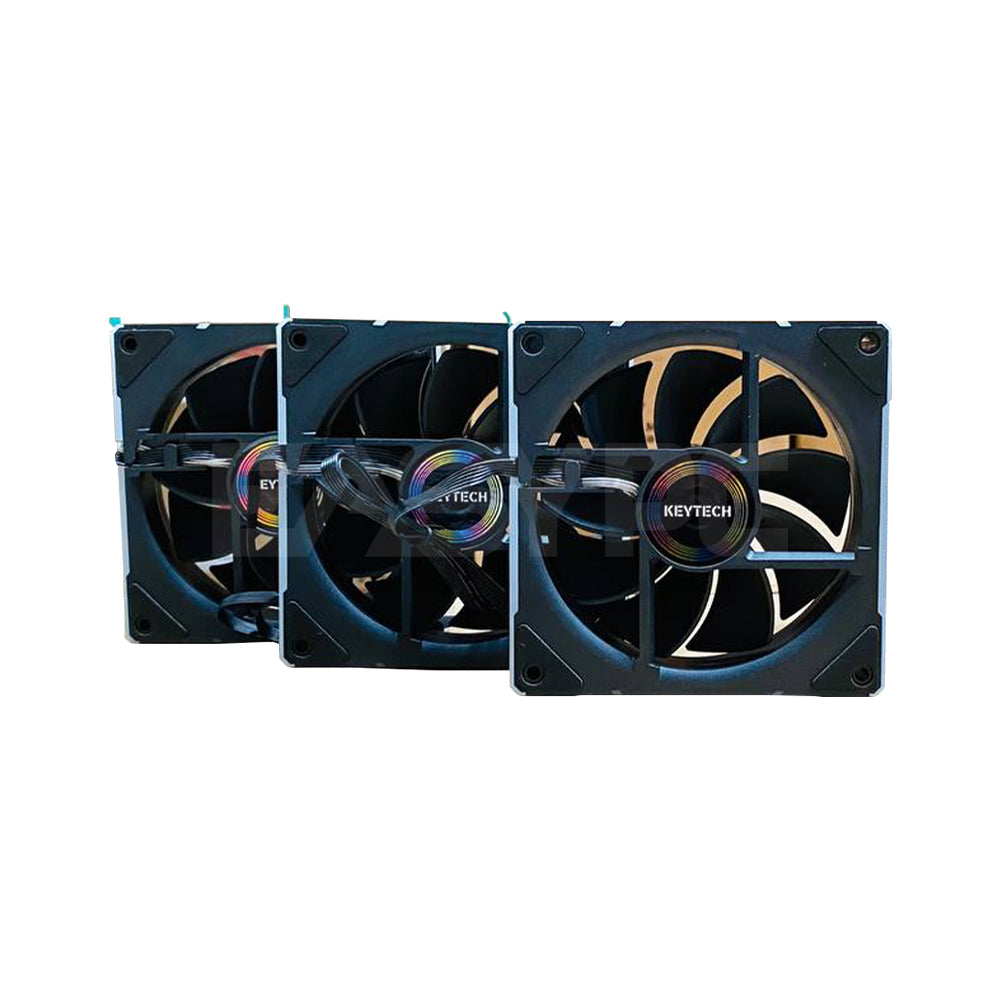 Keytech PRISM 3in1 120mm Chassis Fan Black – EasyPC