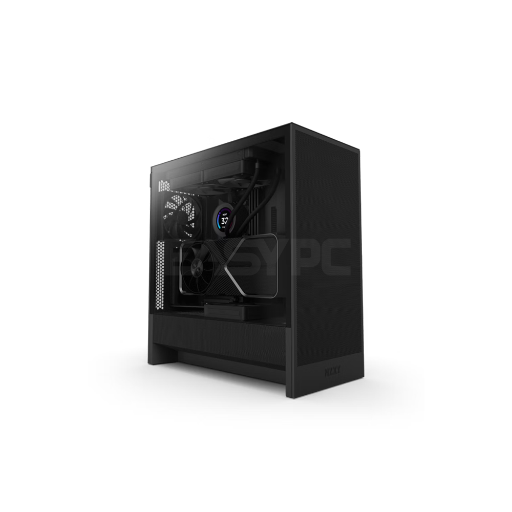 NZXT H5 Flow CC-H52FB-01 Black Compact Mid Tower Airflow Case – EasyPC