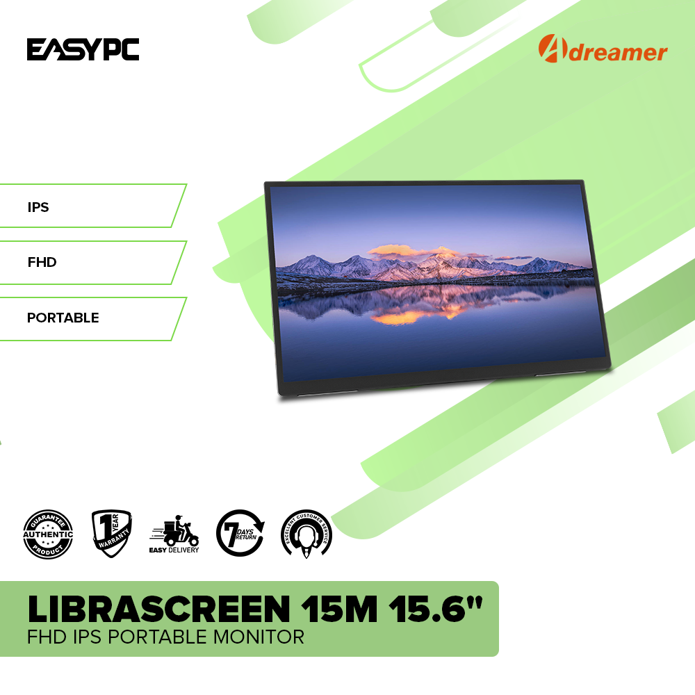 ADREAMER LibraScreen 15M 15.6" FHD IPS Portable Monitor – EasyPC