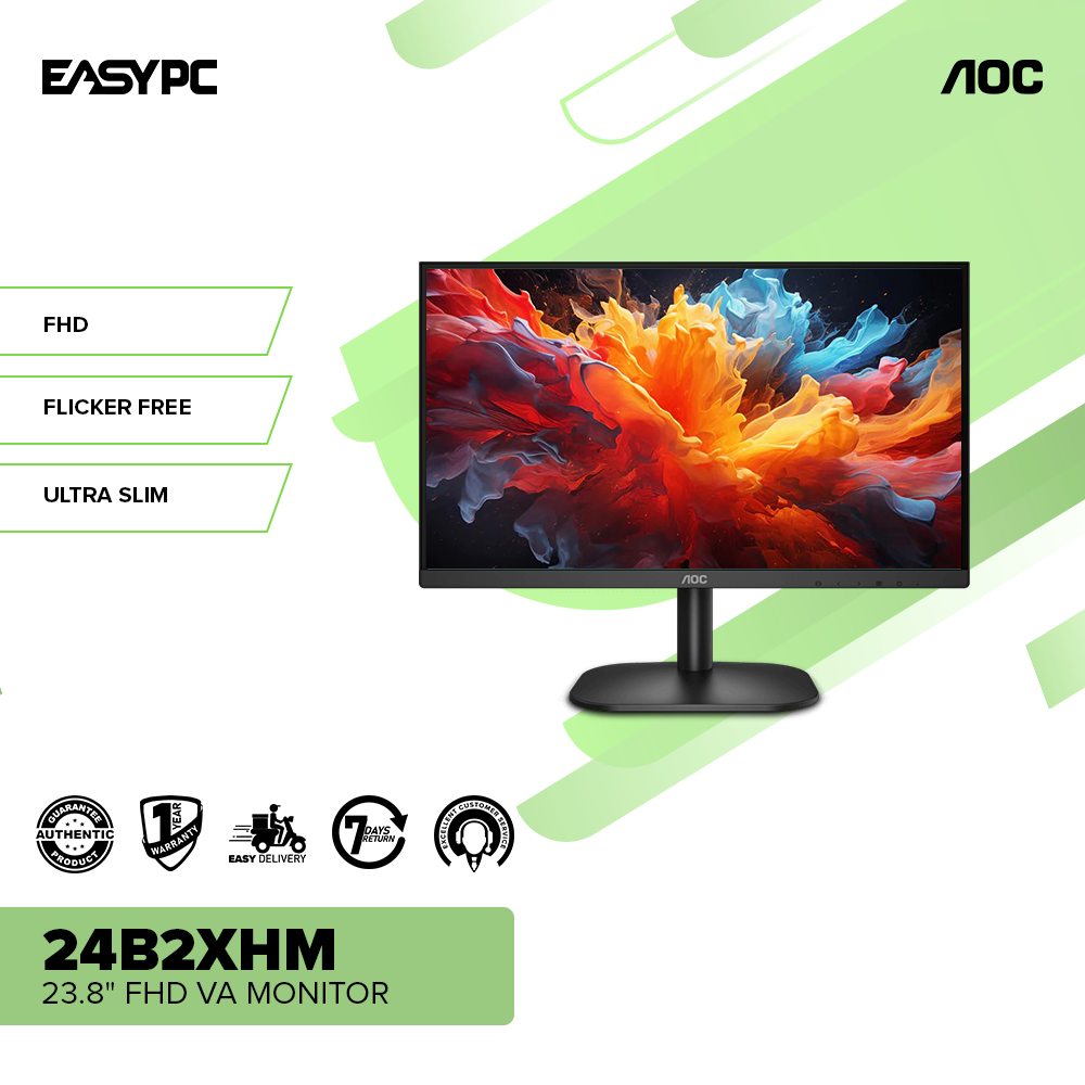 AOC 24B2XHM 23.8" FHD VA Monitor – EasyPC