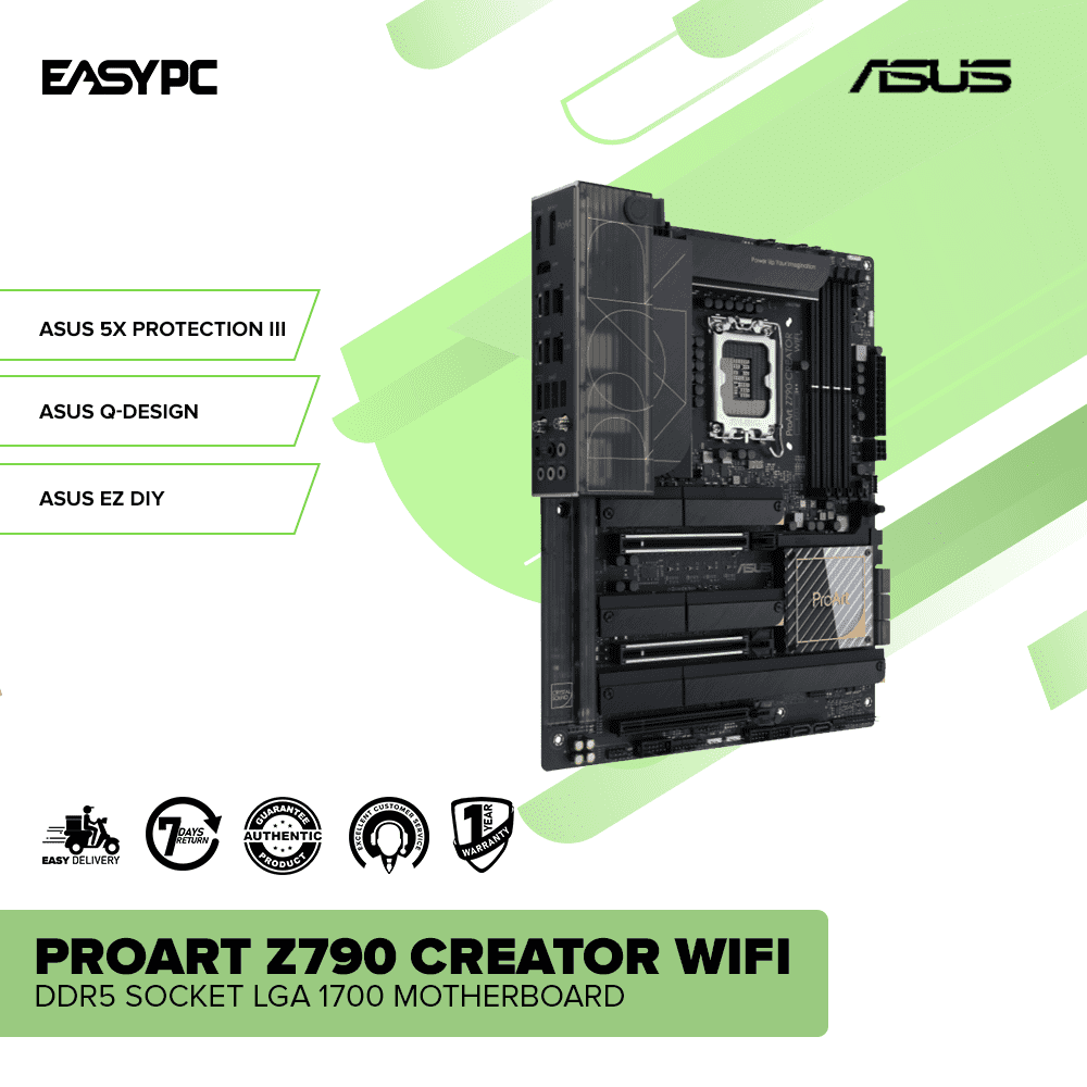 ASUS ProArt Z790 Creator Wifi Ddr5 Socket LGA 1700 Motherboard – EasyPC