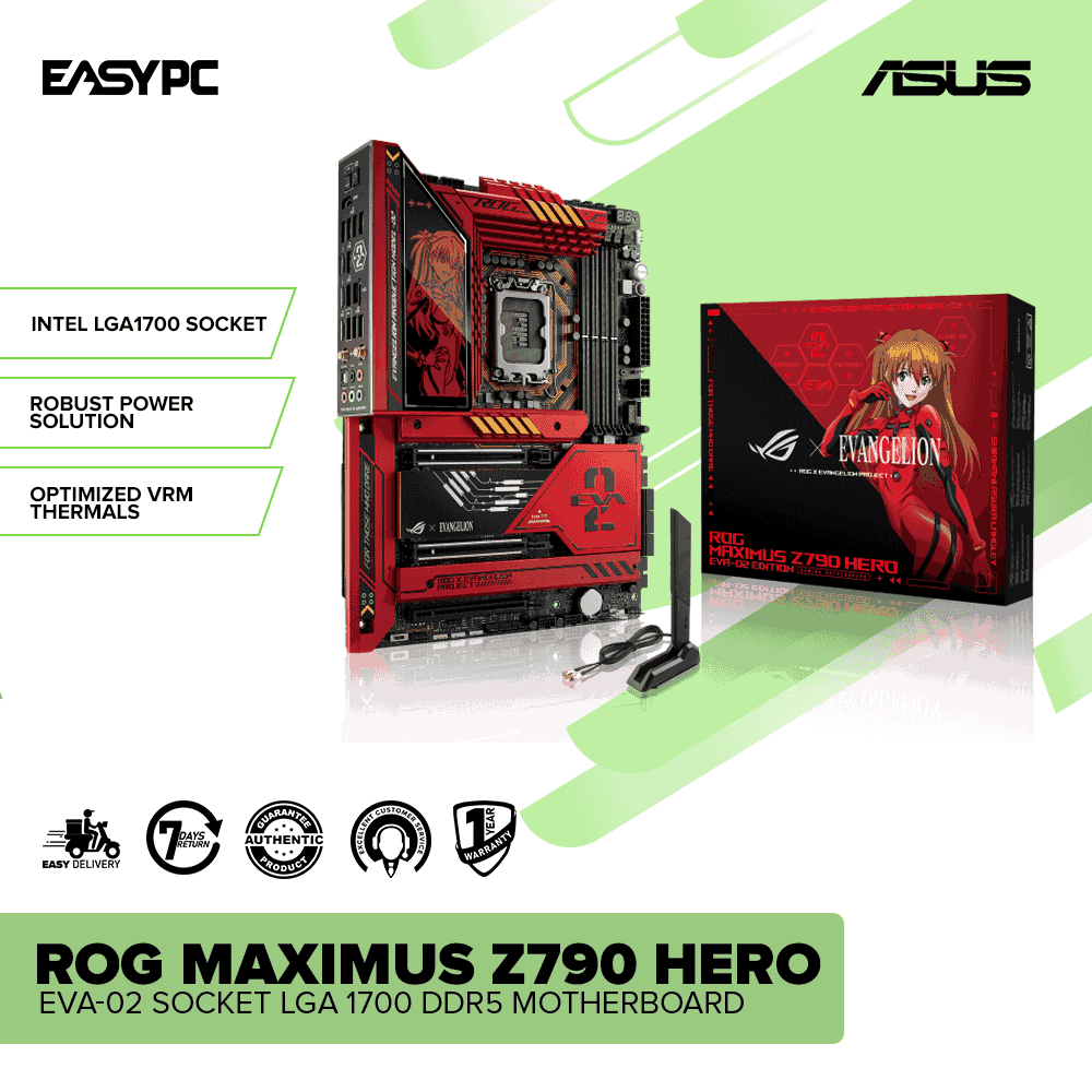 ASUS ROG Maximus Z790 Hero EVA-02 socket LGA 1700 DDR5 motherboard – EasyPC