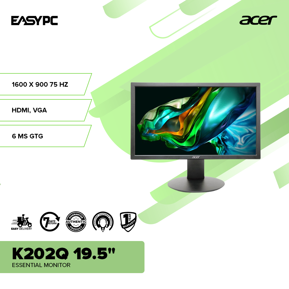 Acer K202Q 19.5" Essential Monitor – EasyPC
