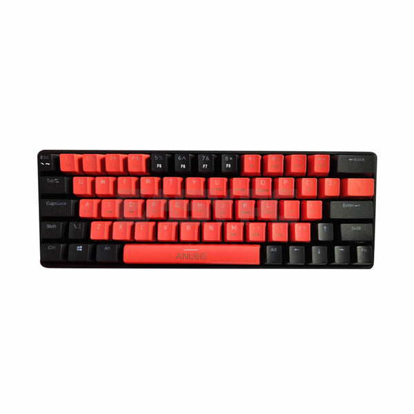 Anubis AG64 RGB Hotswappable Gaming Mechanical Keyboard Red Black – EasyPC