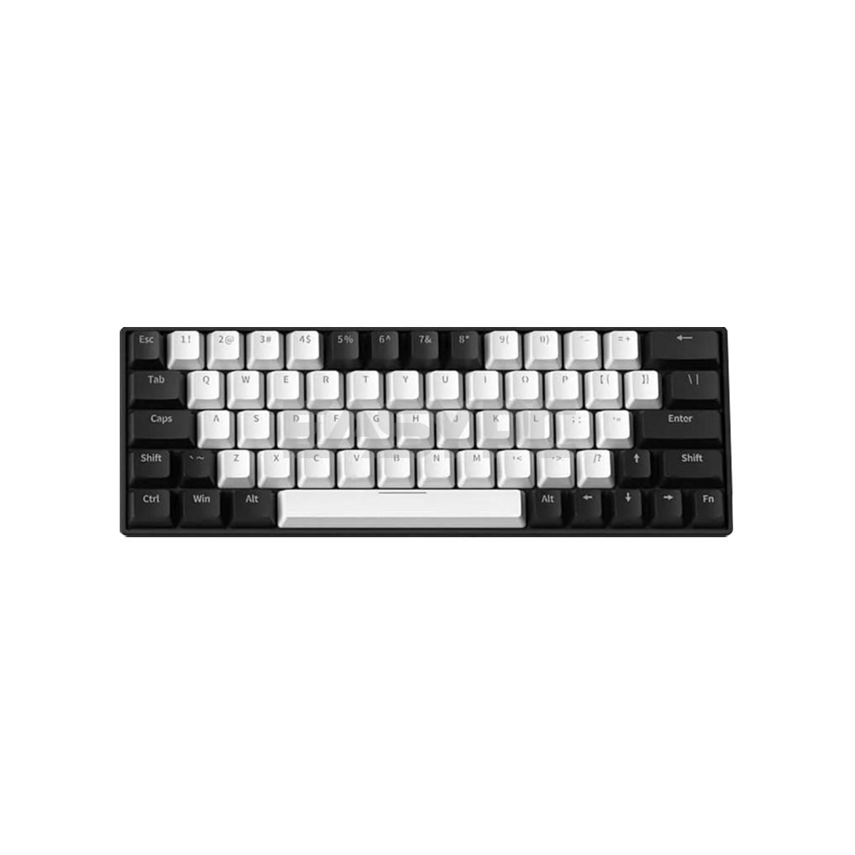 Anubis AG64 RGB Hotswappable Gaming Mechanical Keyboard White Black ...