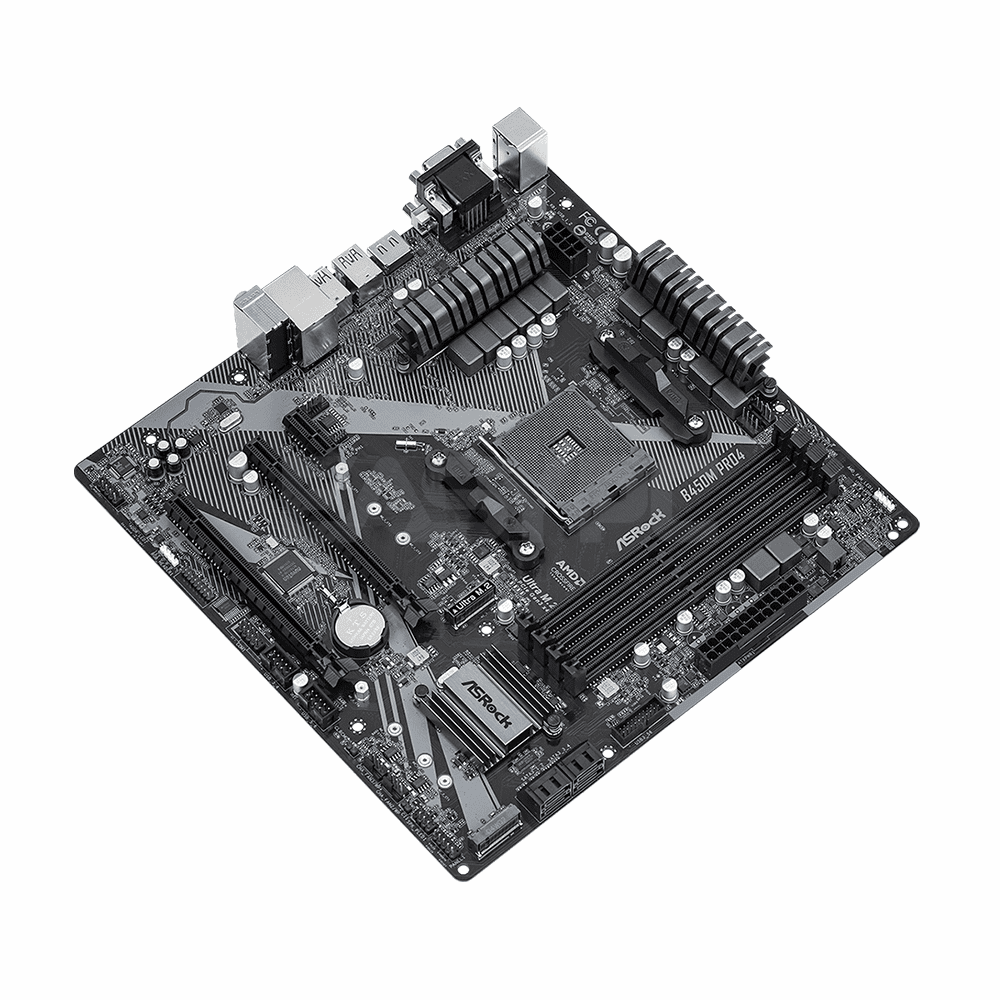 AsrockB450M Pro R2.0 AM4 DDR4 Motheboard – EasyPC