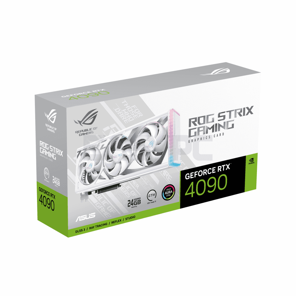 Asus ROG NVIDIAÂ® GeForce RTXÂ™ 4090 Strix white ROG-STRIX-RTXÂ™4090-2 ...