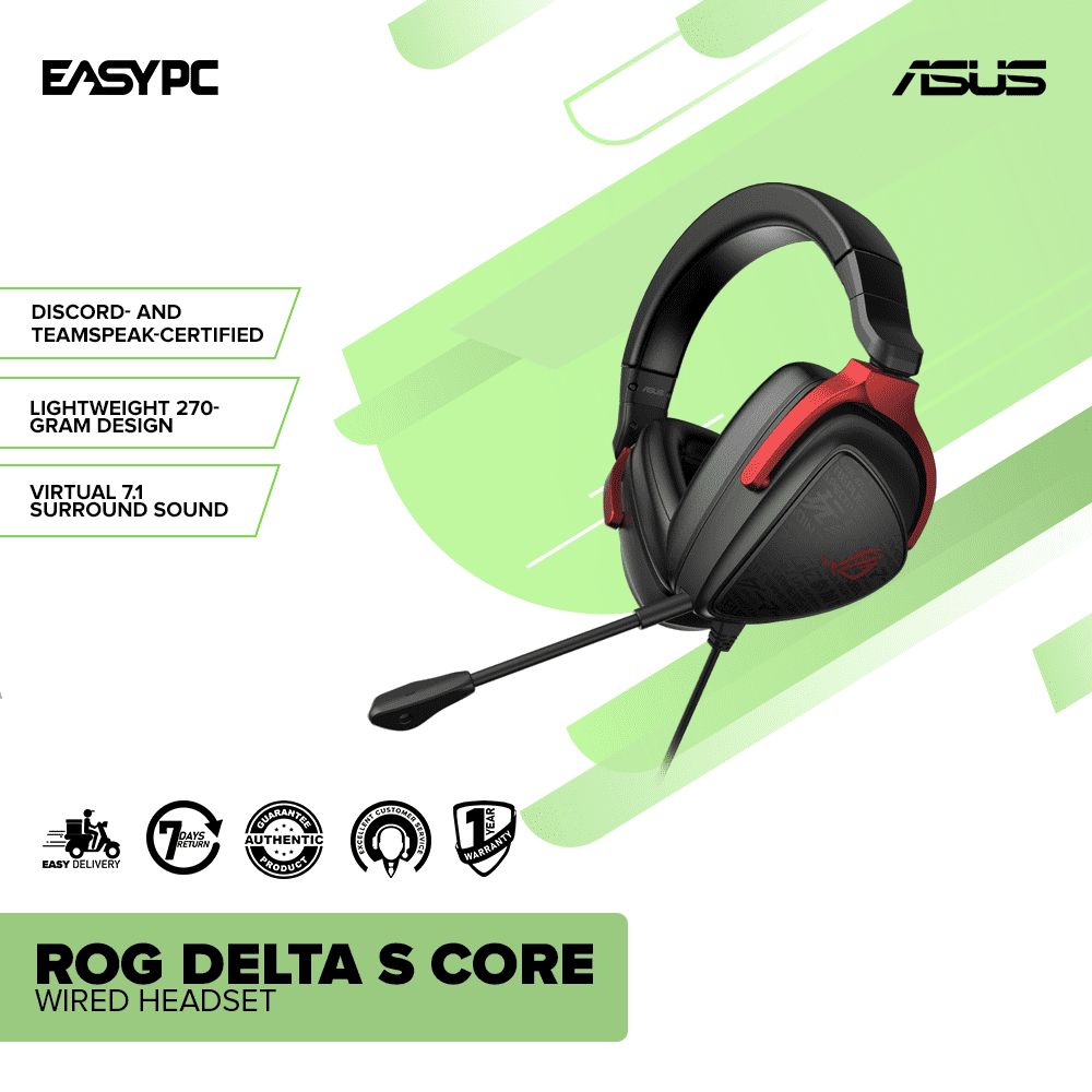 Asus ROG Delta S Core Wired Headset – EasyPC