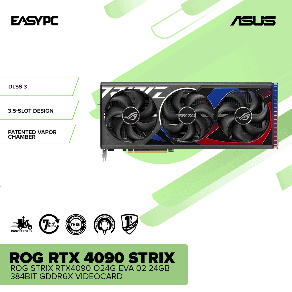 Asus ROG NVIDIAÂ® GeForce RTXÂ™ 4090 Strix ROG-STRIX-RTXÂ™4090-O24G-EV ...