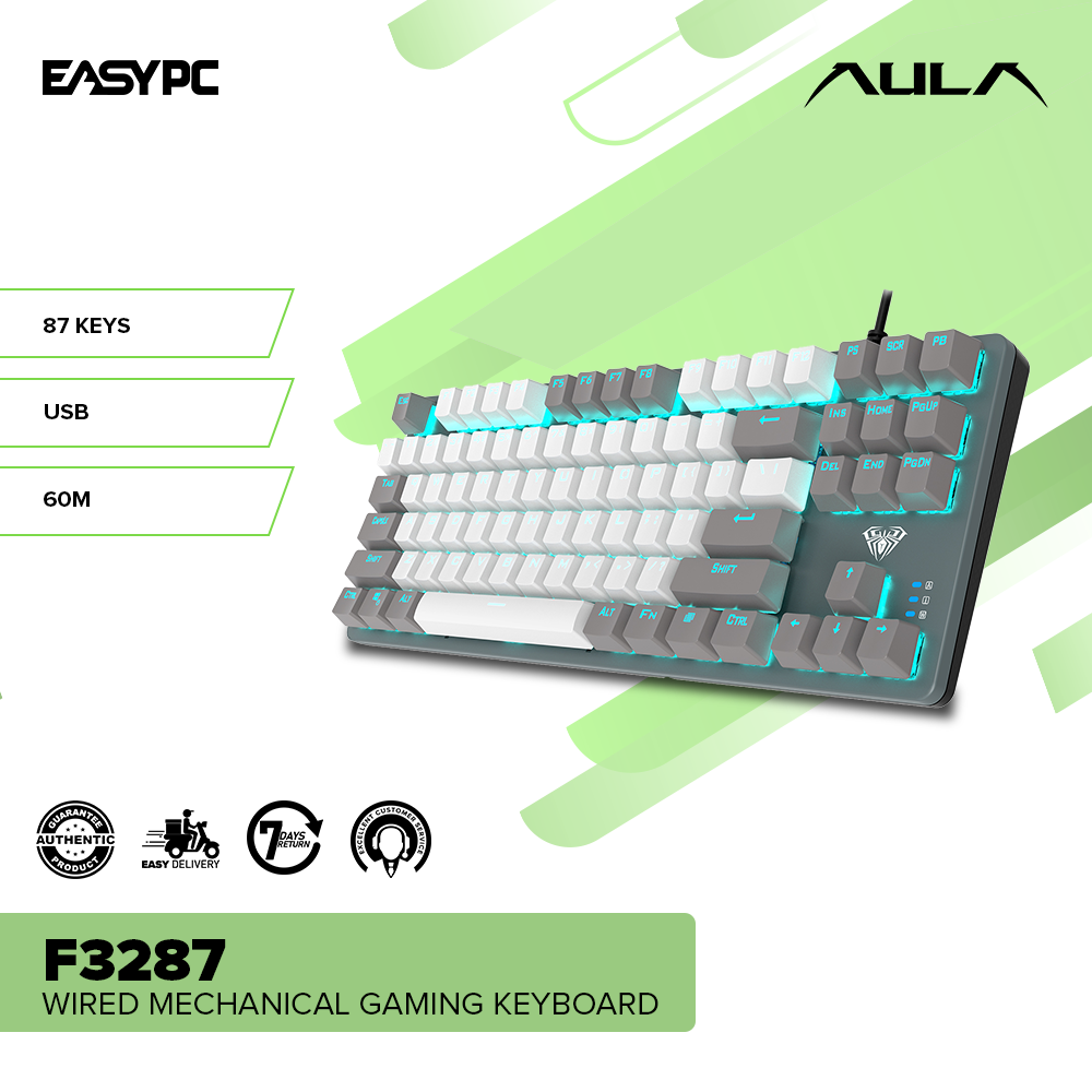 Aula F3287 Wired Mechanical Gaming Keyboard – EasyPC