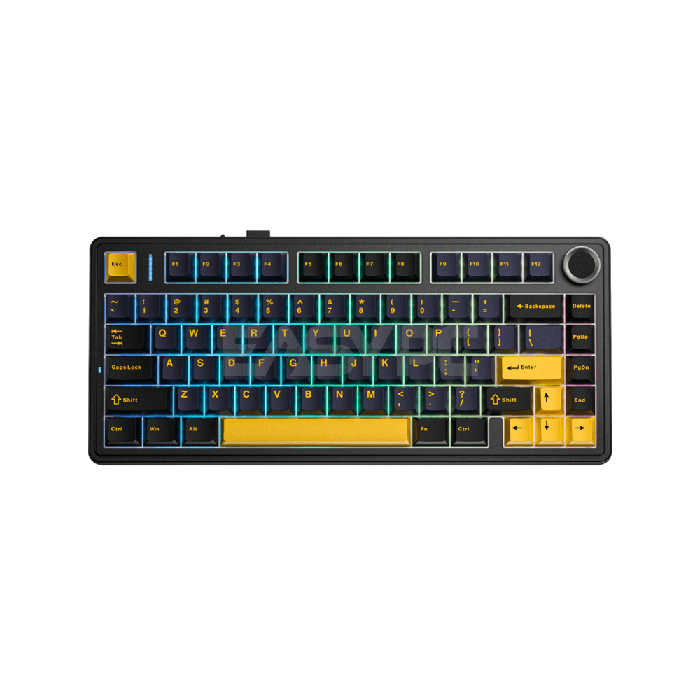Aula F75 RGB Gaming Mechanical Hotswappable Keyboard Thunder Black – EasyPC