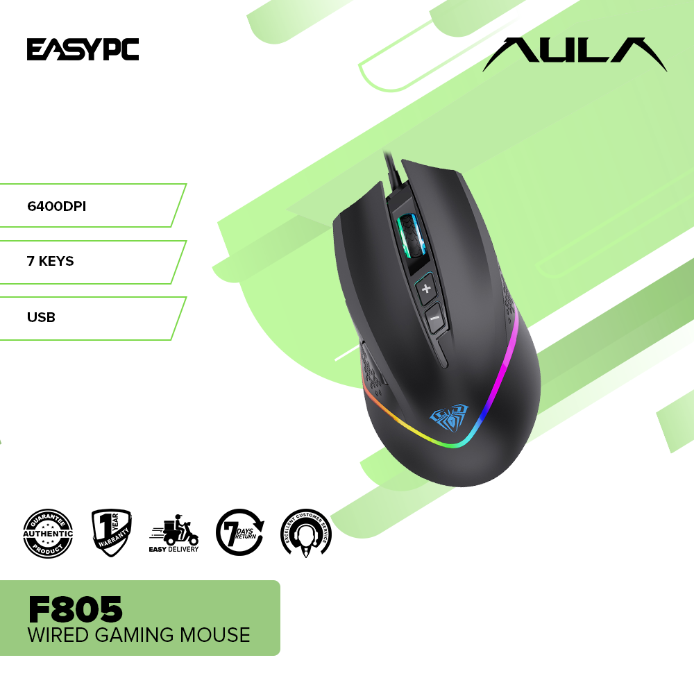 Aula F805 Wired Gaming Mouse – EasyPC