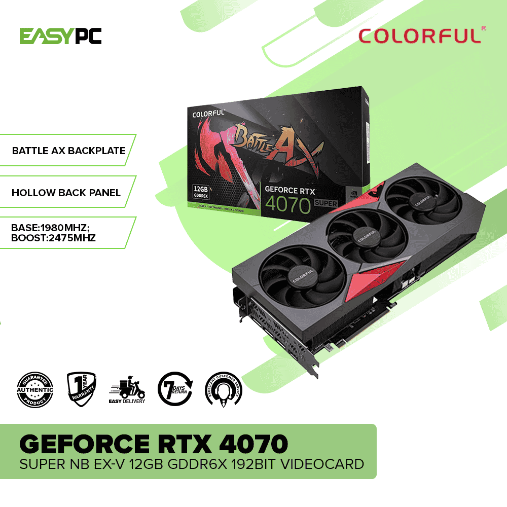 COLORFUL GEFORCE RTX 4070 SUPER NB EX 12GB-V GDDR6X 192BIT Videocard ...