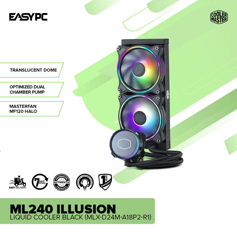 CoolerMaster ML240 Illusion ARGB AIO Liquid Cooler – EasyPC