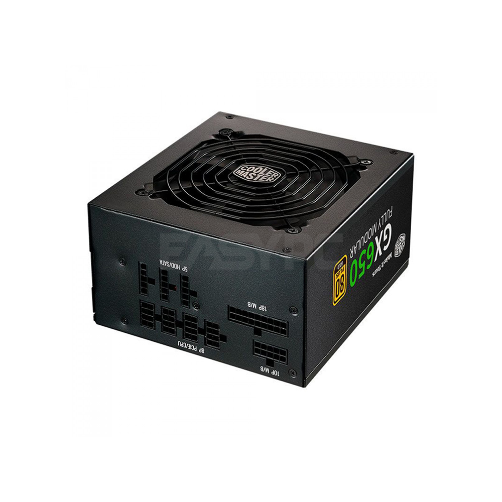 Coolermaster GX650 MPE-6501-AFAAG-TW 650watts Fully Modular 80+ Gold P ...