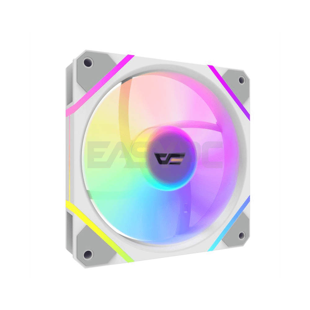DarkFlash DM12 F Single ARGB Chassis Fan White – EasyPC