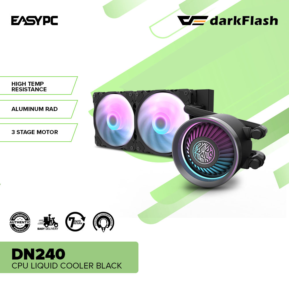DarkFlash DN240 CPU Liquid Cooler Black – EasyPC