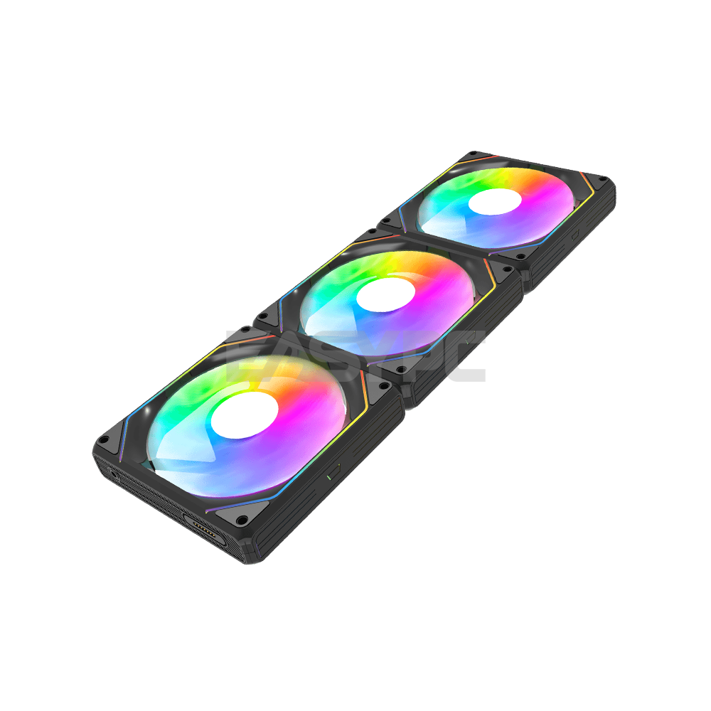 DarkFlash GAUSS G24 ARGB 3in1 Magnetic Splice Chassis Fan Black – EasyPC