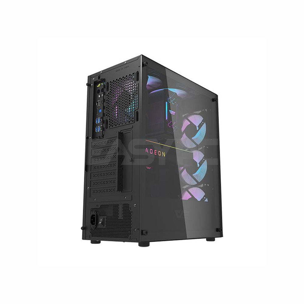 DarkFlash DK352 Mesh ATX Tempered Glass Side Panel Gaming PC Case Blac ...