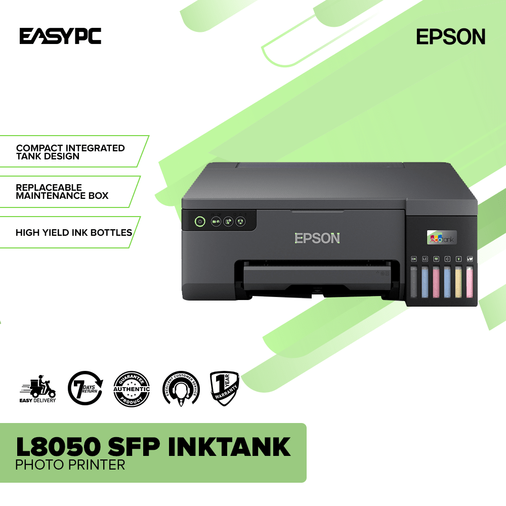 Epson L8050 SFP INKTANK PHOTO PRINTER – EasyPC