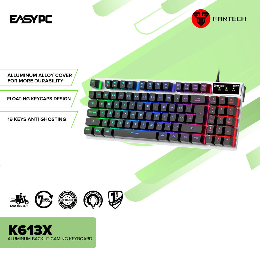 Fantech K613X ALUMINUM BACKLIT Gaming Keyboard – EasyPC
