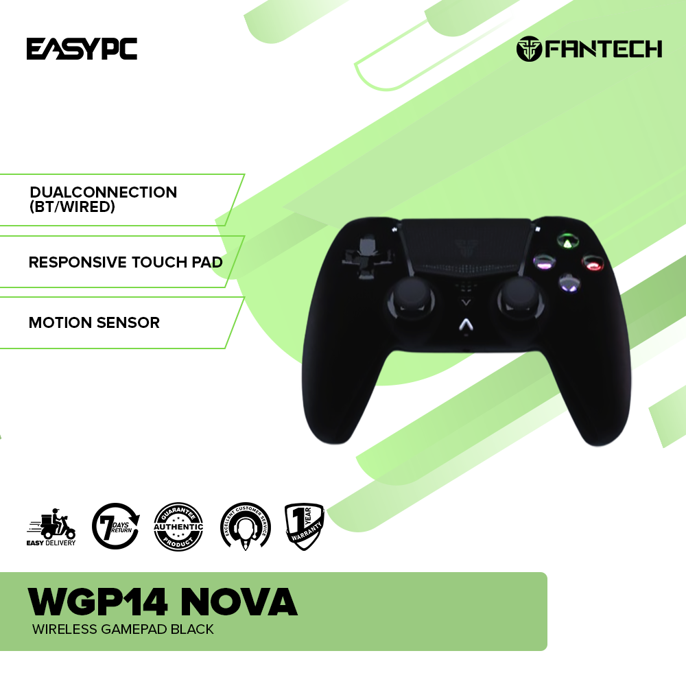 Fantech WGP14 NOVA Wireless Gamepad Black – EasyPC
