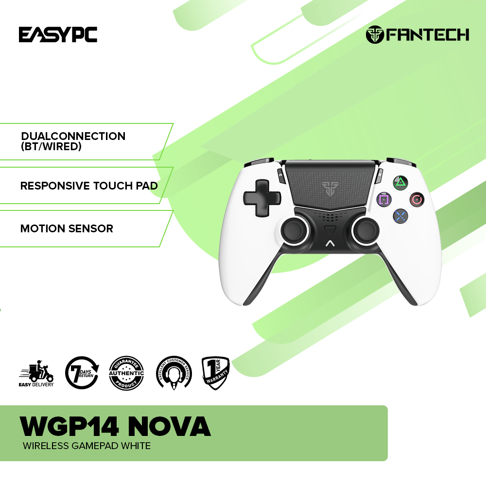 Fantech WGP14 NOVA Wireless Gamepad White – EasyPC
