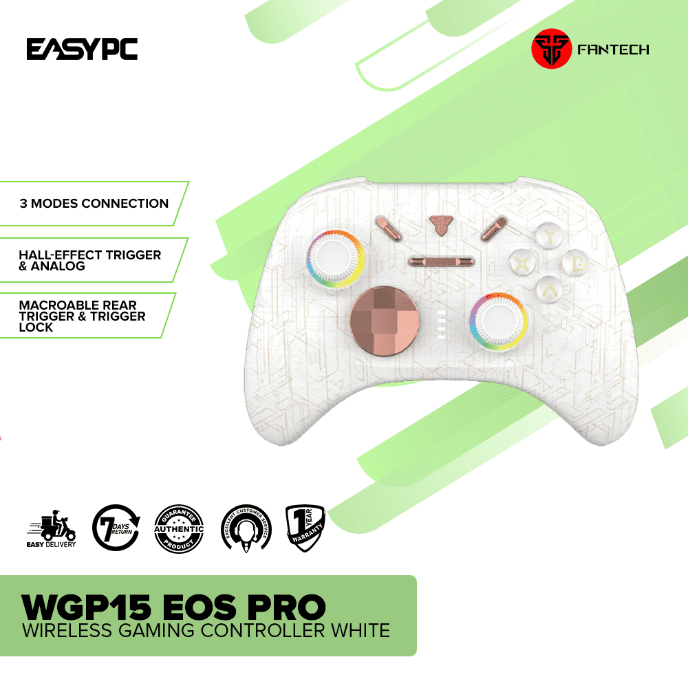 Fantech WGP15 EOS PRO Wireless Gaming Controller White – EasyPC