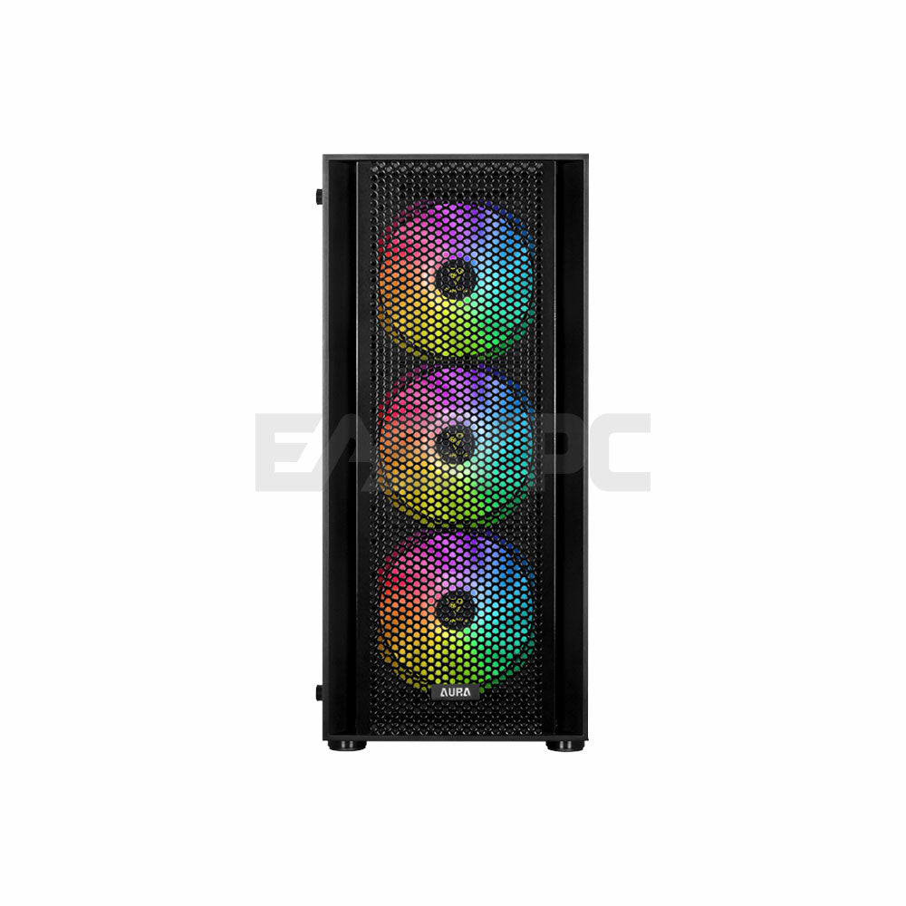 Gamdias GC2 Aura Mid Tower ATX Gaming PC Case Black – EasyPC