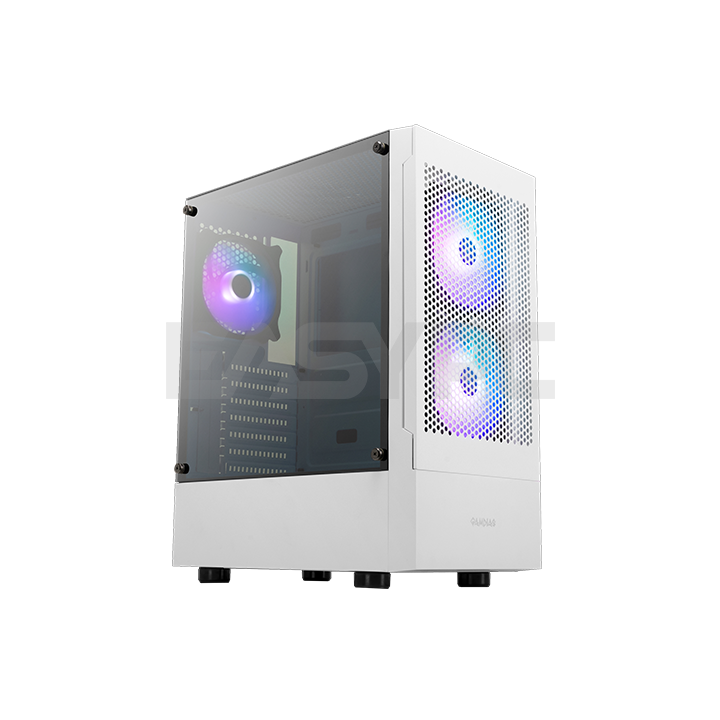 Gamdias Talos E3 Mesh Built-in ARGB Fan Mid Tower Gaming Case White ...