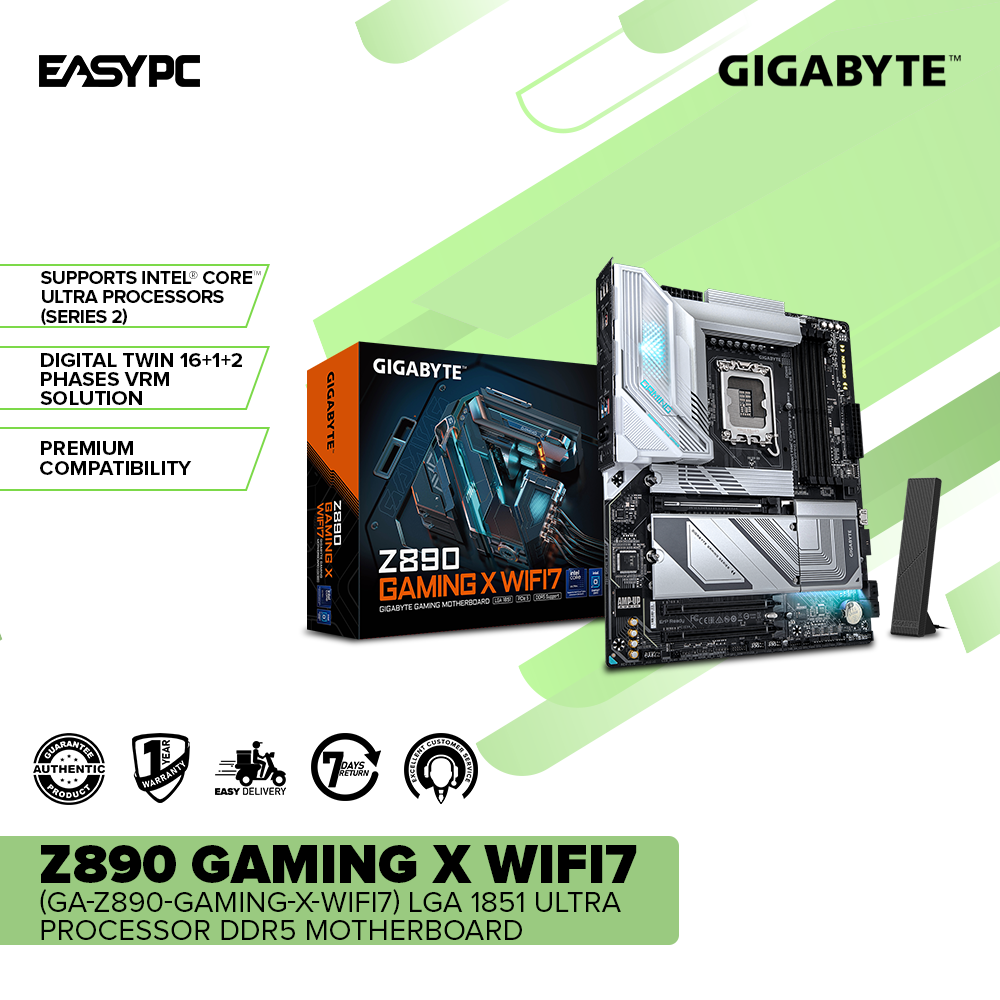 Gigabyte Z890 GAMING X WIFI7 (GA-Z890-GAMING-X-WIFI7) LGA 1851 Ultra P ...