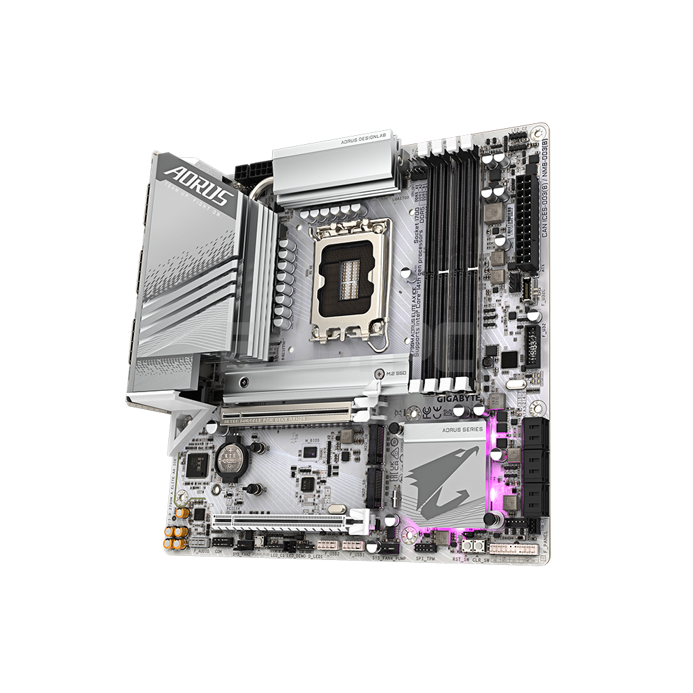 Gigabyte Z790M-A-ELITE-AX-ICE Socket LGA 1700 DDR5 Motherboard – EasyPC