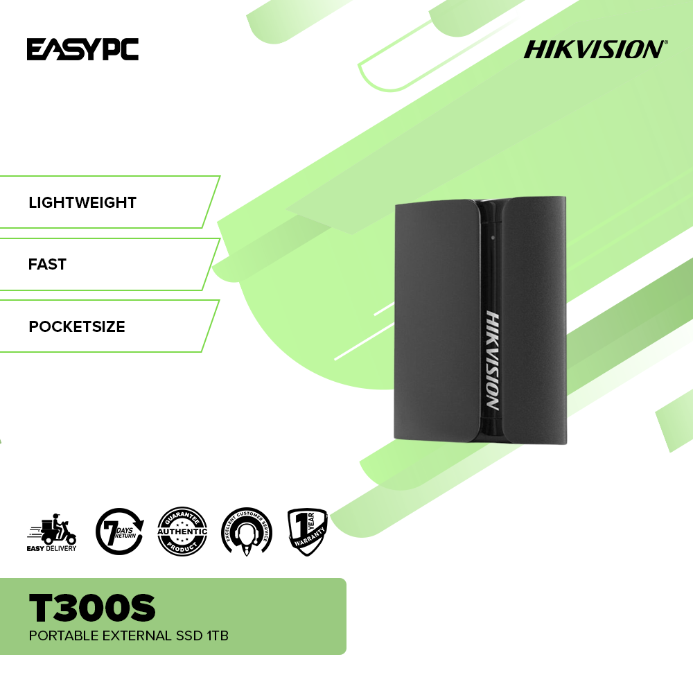 HikVision T300S Portable External SSD 1TB – EasyPC