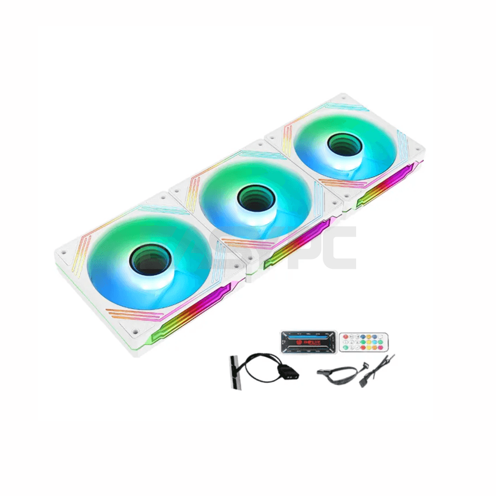 Inplay Seaview Tower X3-W 3in1 ARGB Chassis Fan White – EasyPC