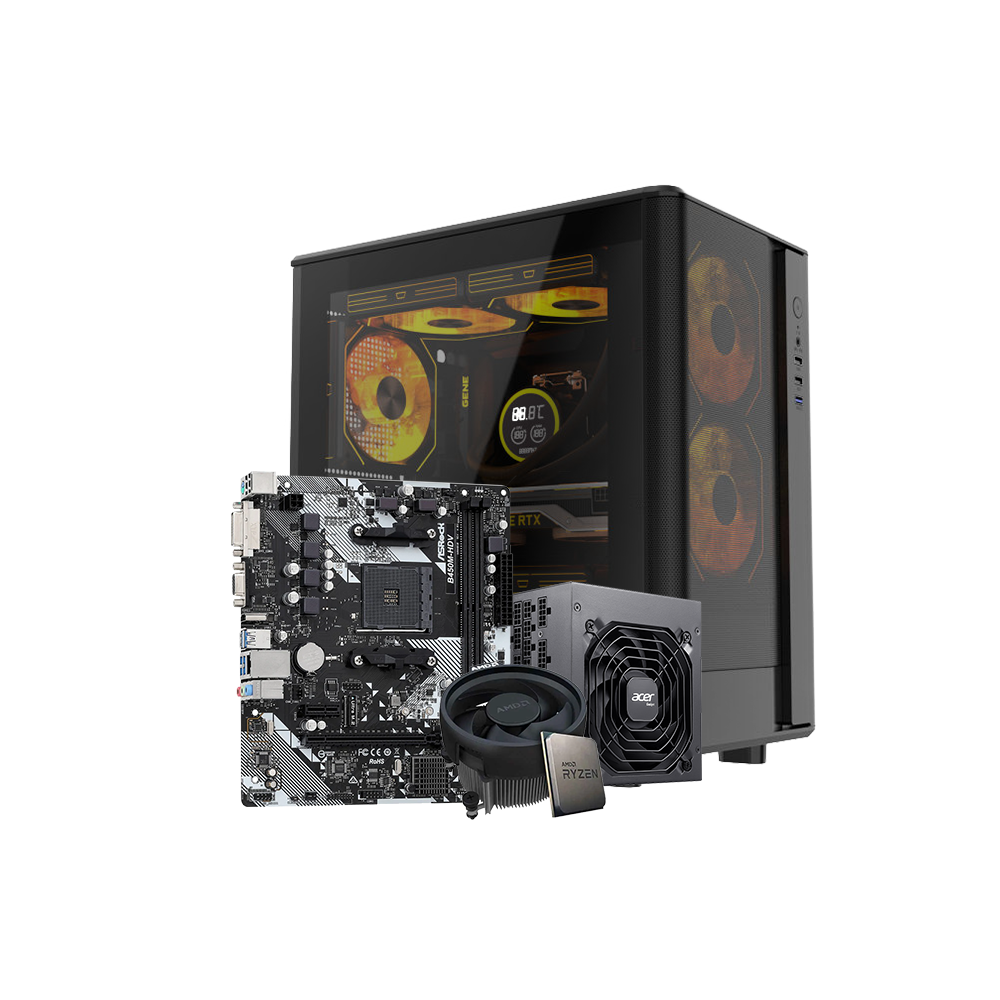 Ryzen 7 5700G 8-Core Gaming PC 16GB DDR4 Desktop – EasyPC