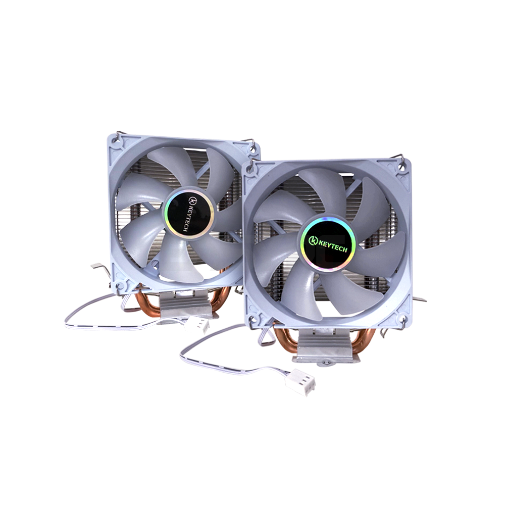 Keytech K200 CPU Air cooler White – EasyPC