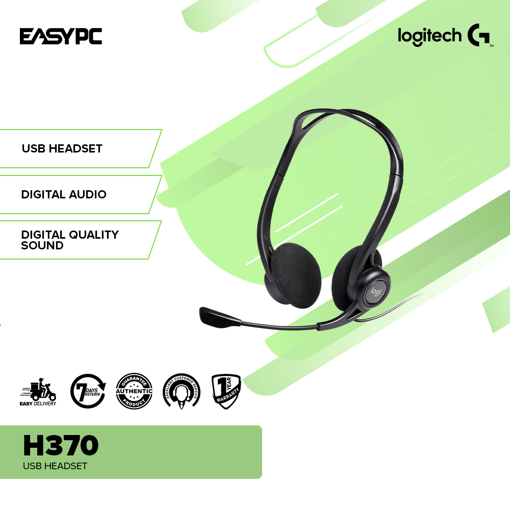 Logitech H370 Usb Headset – EasyPC