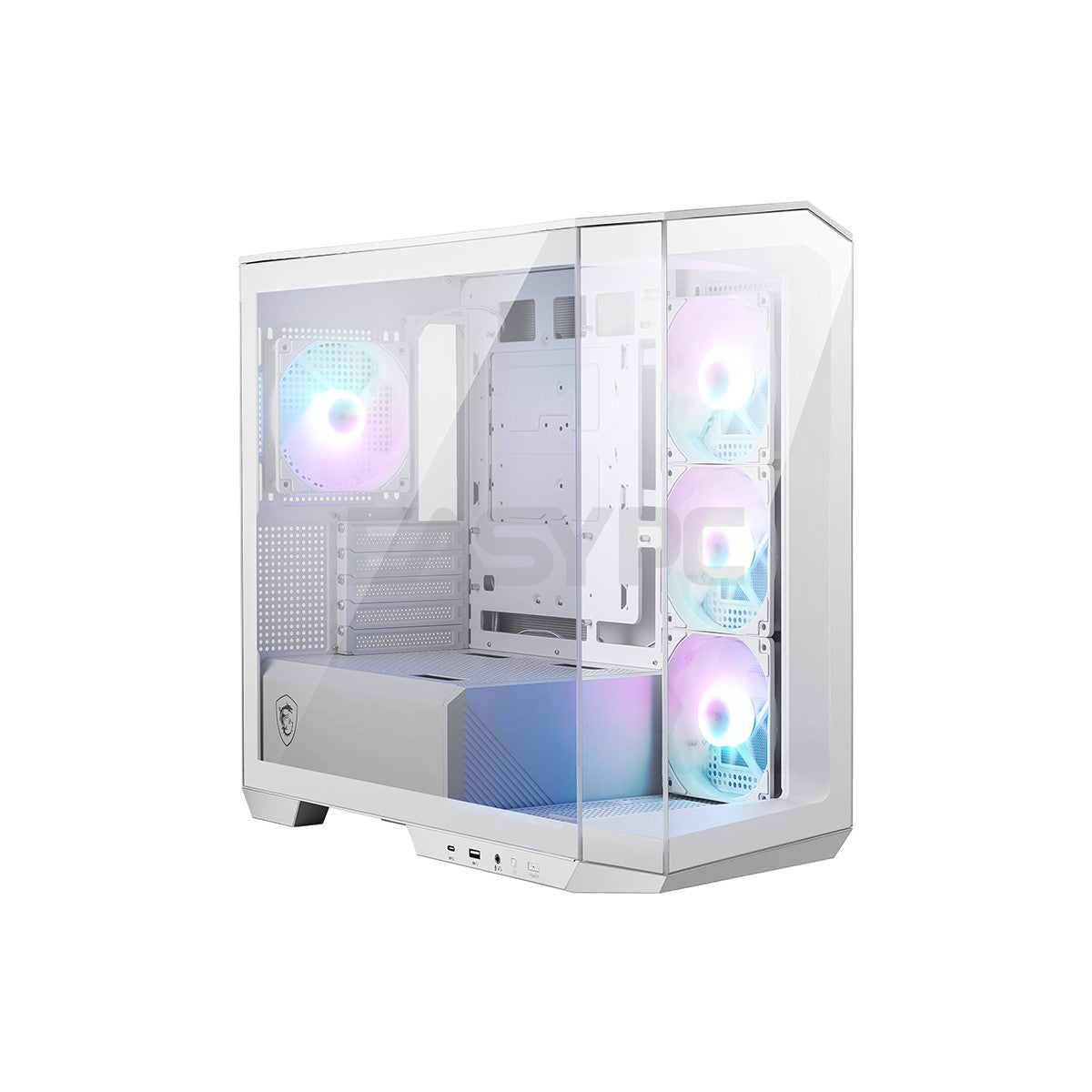 MSI MAG PANO M100R Project Zero Micro ATX PC Case White – EasyPC