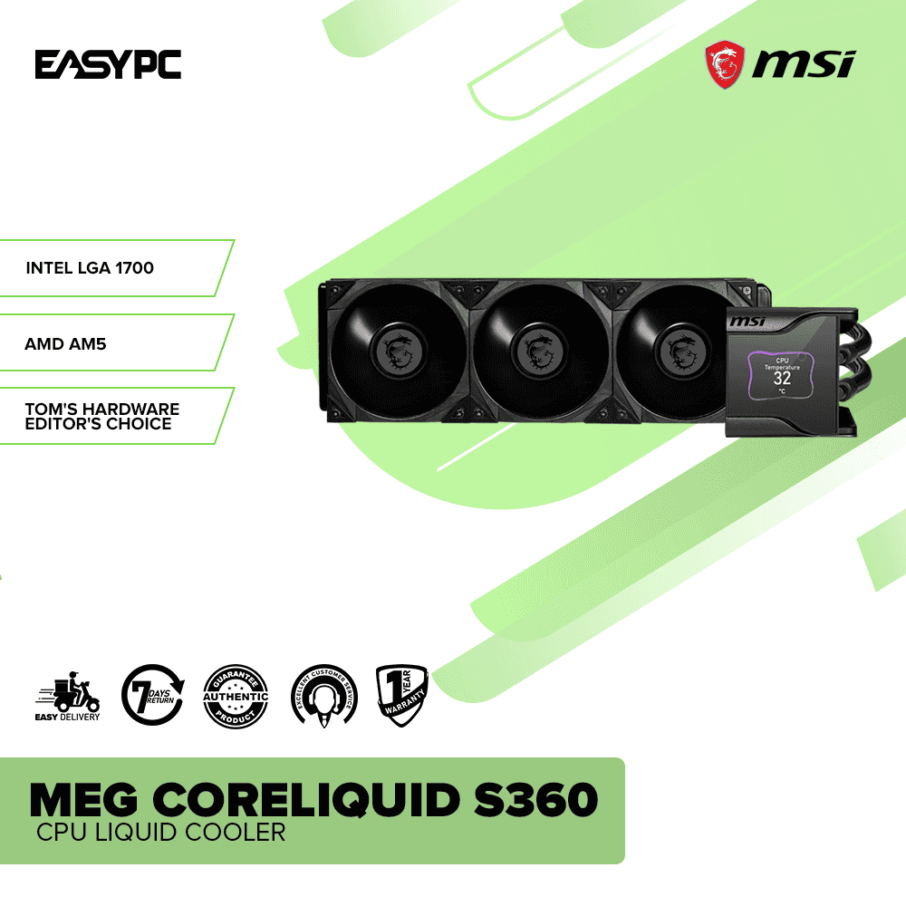 MSI MEG Coreliquid S360 CPU Liquid Cooler – EasyPC