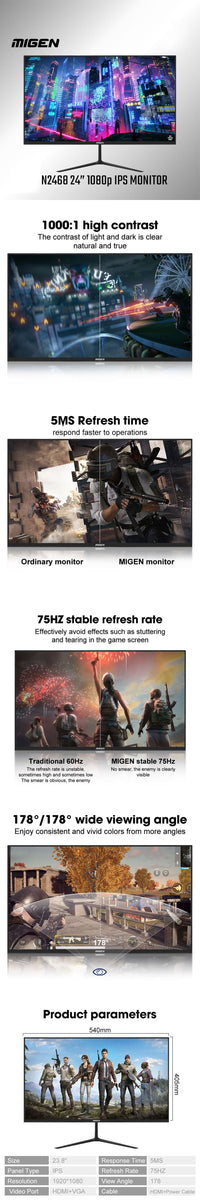 Migen N2469 24 IPS Monitor – EasyPC